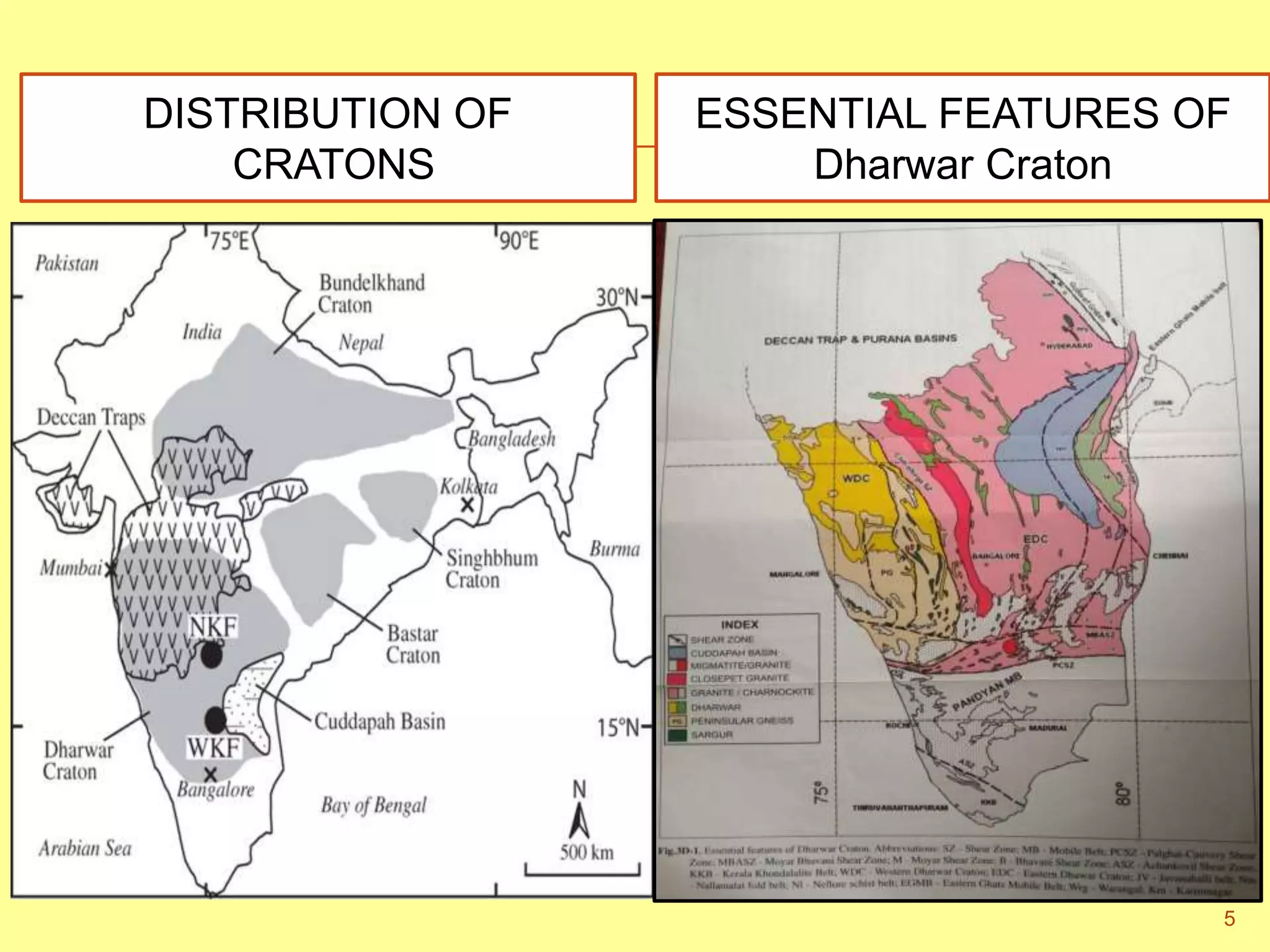 Dharwar Craton | PPTX