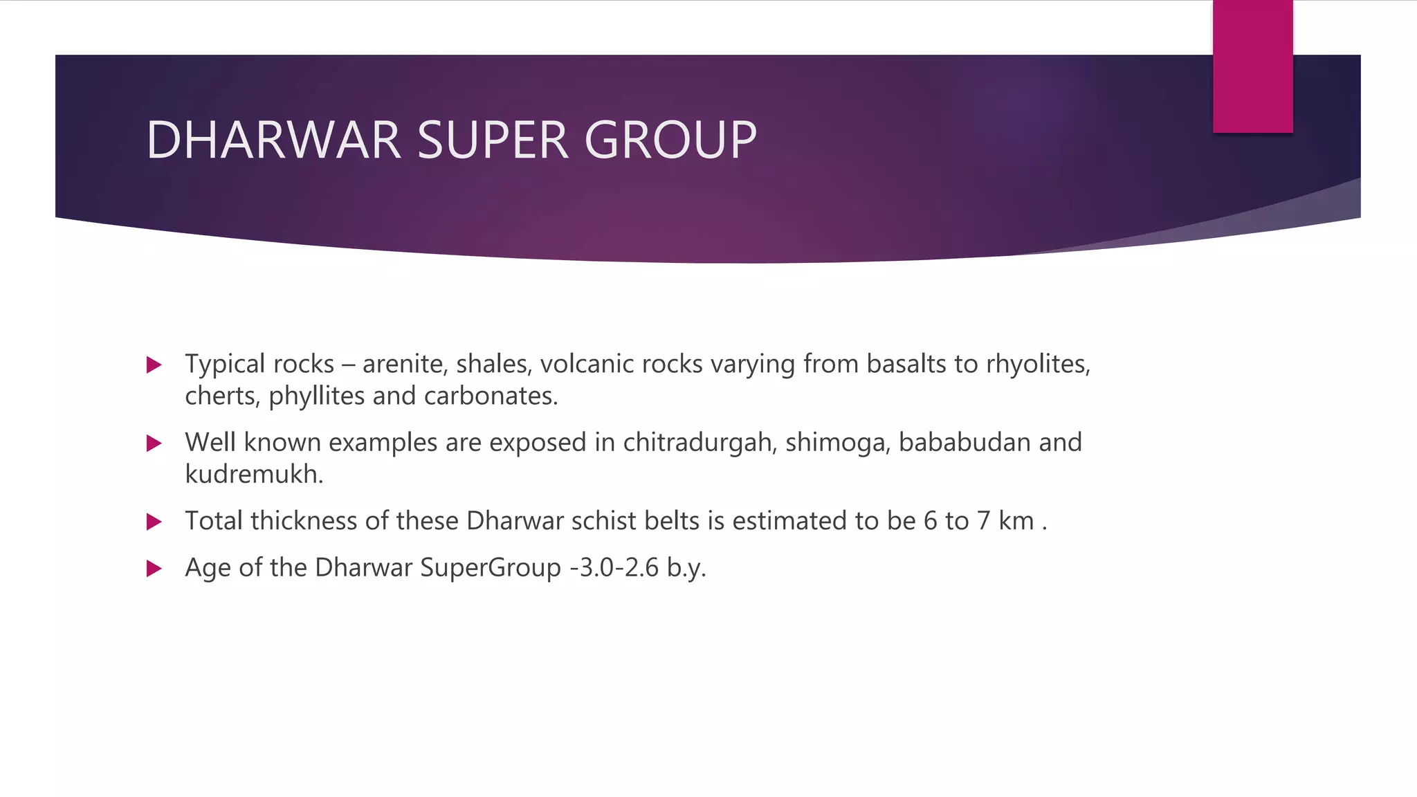 Dharwar super group | PPTX
