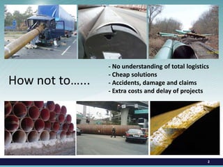 Impact of Logistics on Line pipes by Dhatec | PPTX