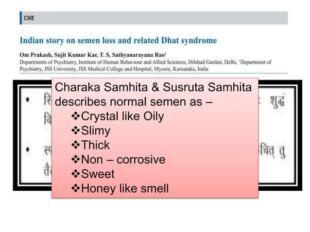 Dhat syndrome | PPTX