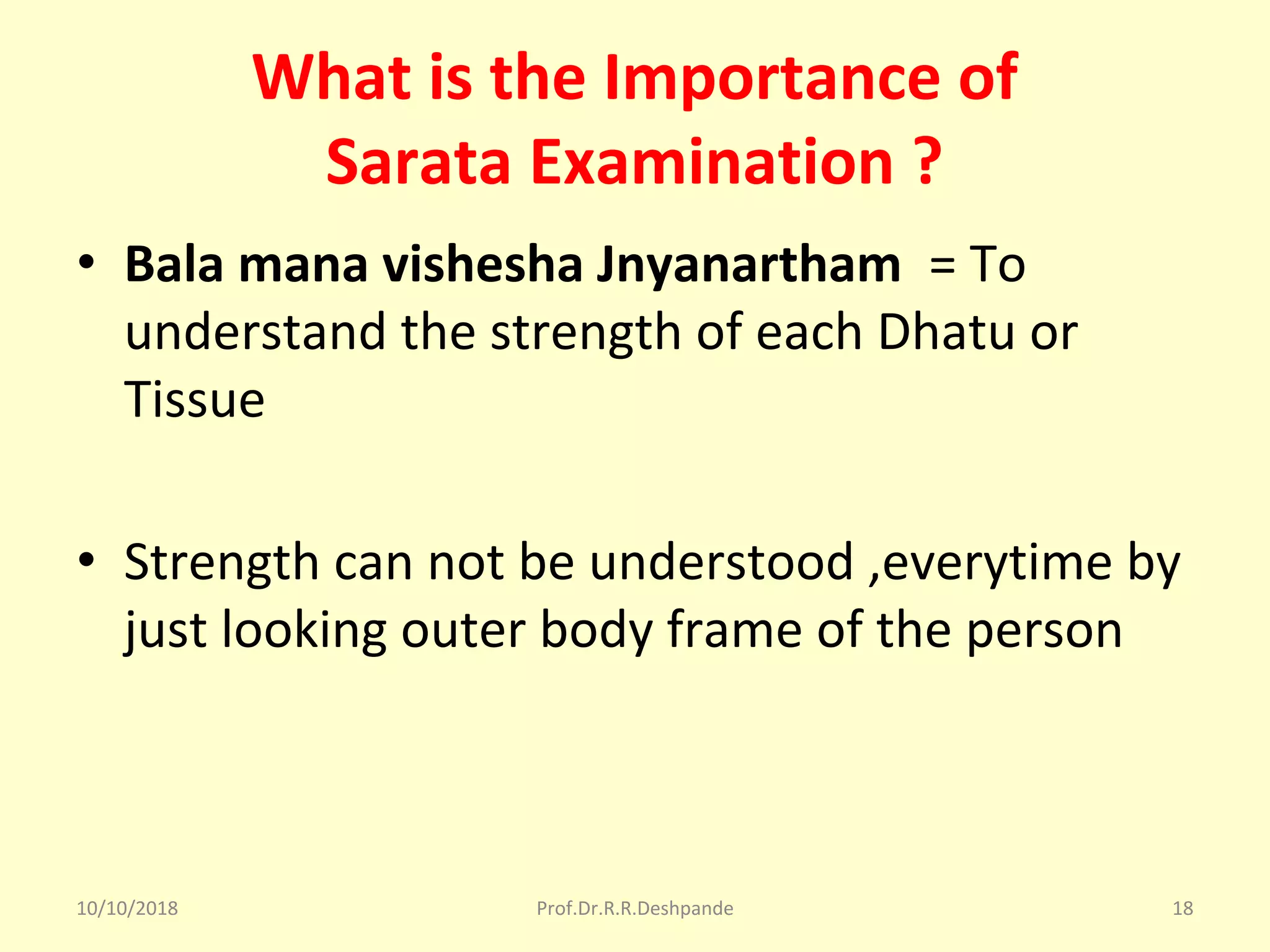 Dhatu sarata ppt | PDF