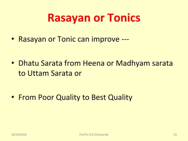 Dhatu sarata ppt | PDF