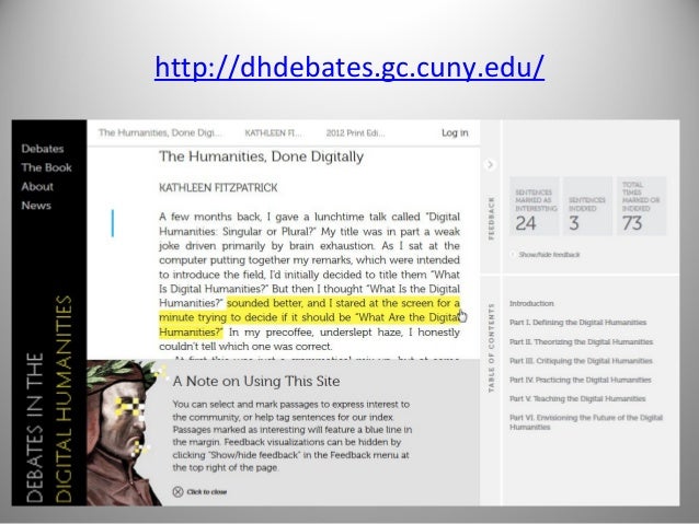 Introduction to Digital Humanities