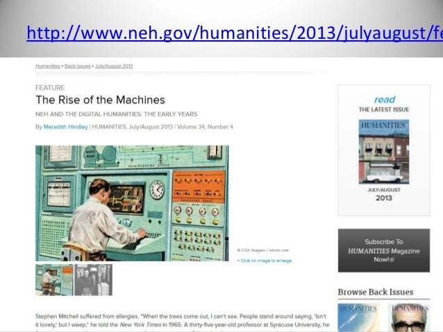 Introduction to Digital Humanities