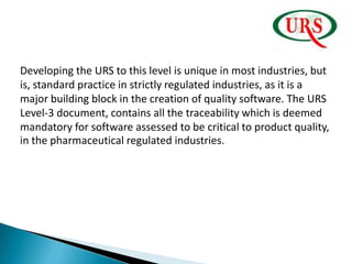 Concept of URS,DQ,IQ,OQ,PQ | PPTX