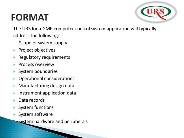 Concept of URS,DQ,IQ,OQ,PQ