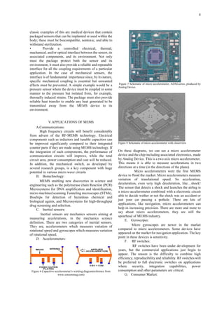 PAPER ON MEMS TECHNOLOGY | PDF