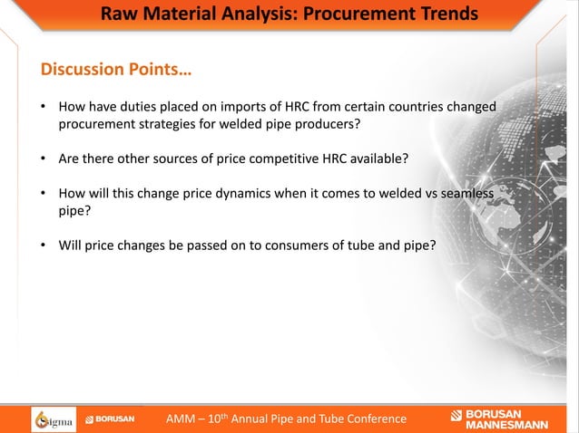 10th AMM Pipe and Tube Conference - Panel Discussion on Steel | PDF