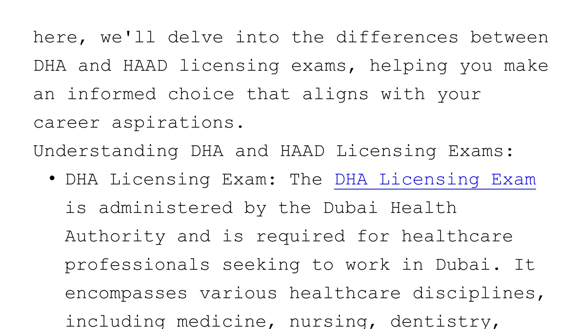 DHA vs. HAAD Choosing the Right Licensing Exam for Your Healthcare Career.pptx