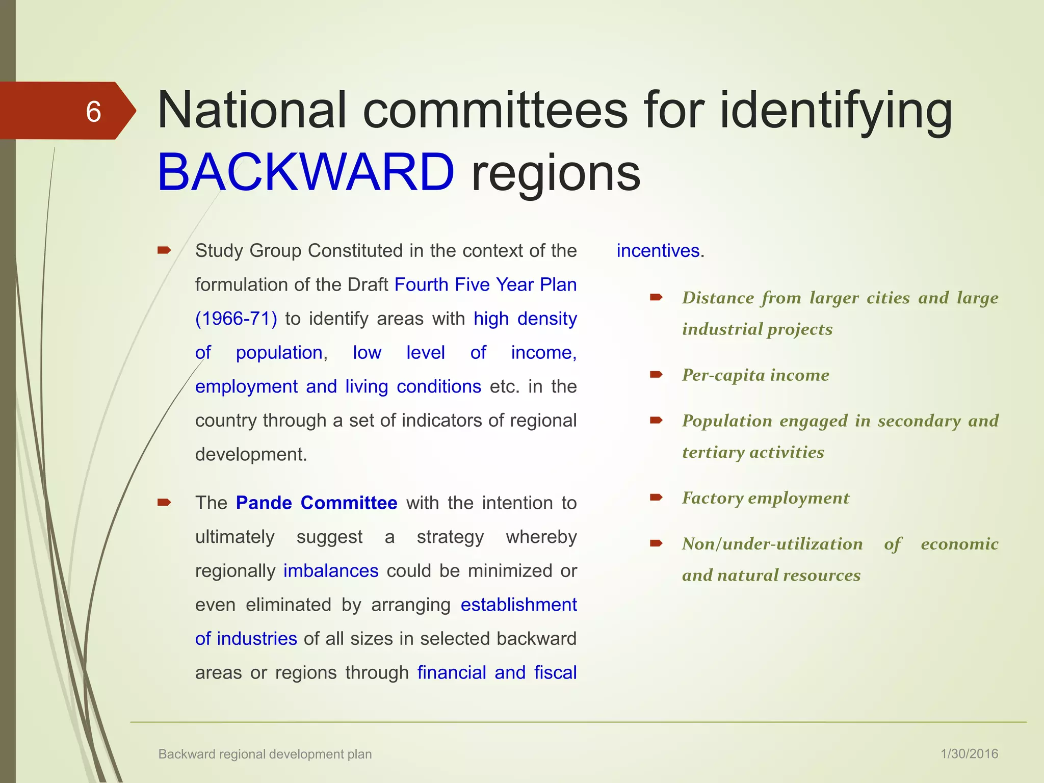 Backward regional development | PPTX