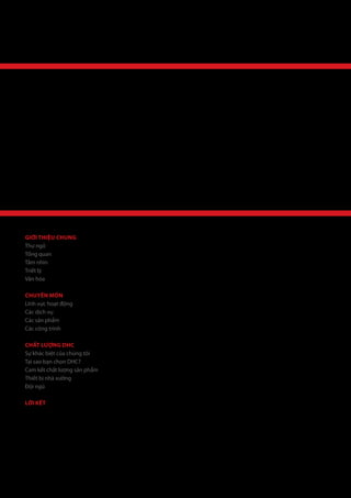 Thiet ke Brochure - DHC | PDF