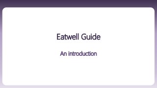 The Eatwell Guide | PPTX