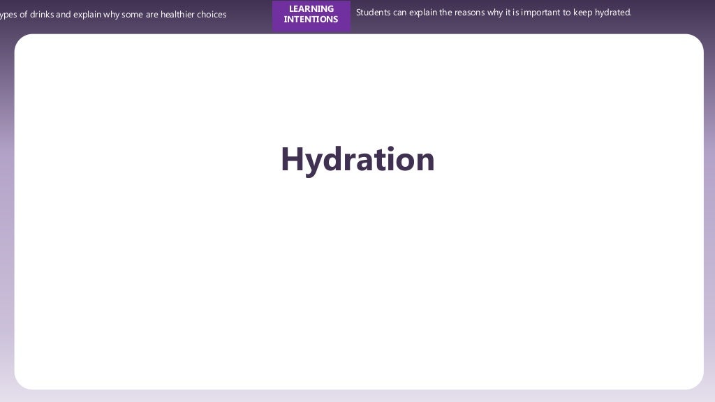 Hydration | PPTX