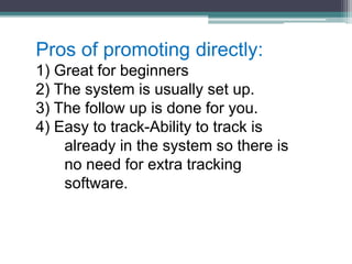 What Is Direct Promotion? | PPTX