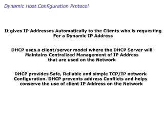 Dhcp | PPT