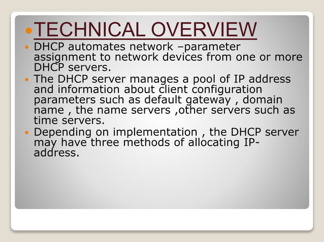 Dhcp | PPTX
