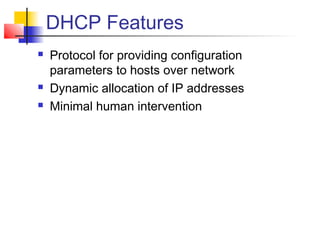 DHCP | PPT
