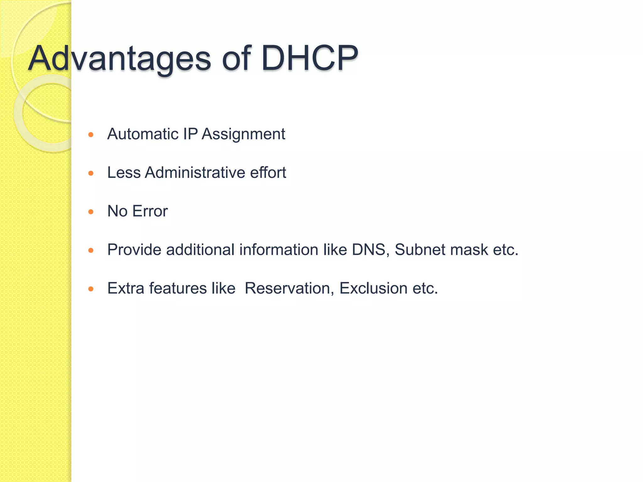 Dhcp Pptx Computer Networking Computing