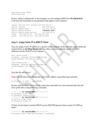 Dhcp | PDF