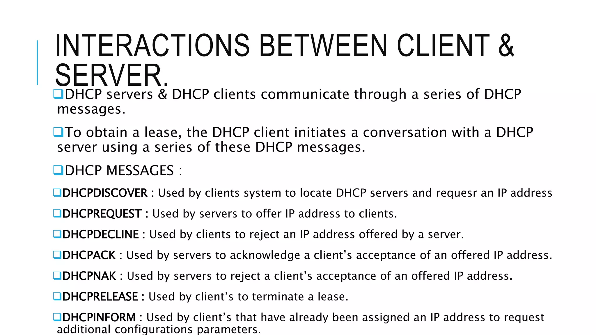 Dhcp Basics Pptx Computer Networking Computing
