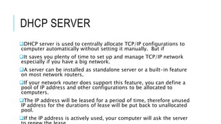DHCP basics | PPTX