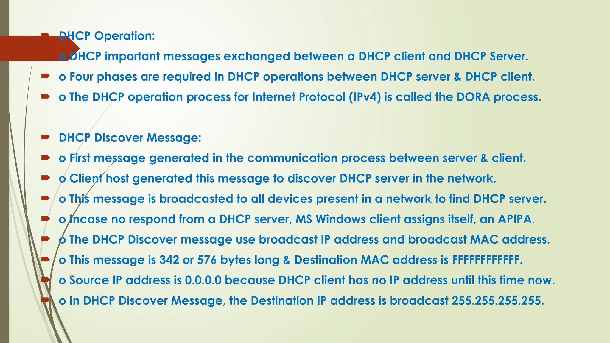 Dynamic Host Configuration Protocol Dhcp Is A Network Protocol That Automatically Ppt