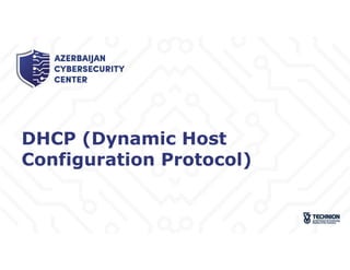 DHCP (Dynamic Host Configuration Protocol) | PPTX