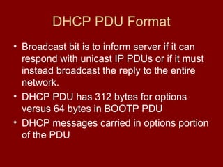 DHCP is stand for the Dynamic Host Configuration Protocol | PPT