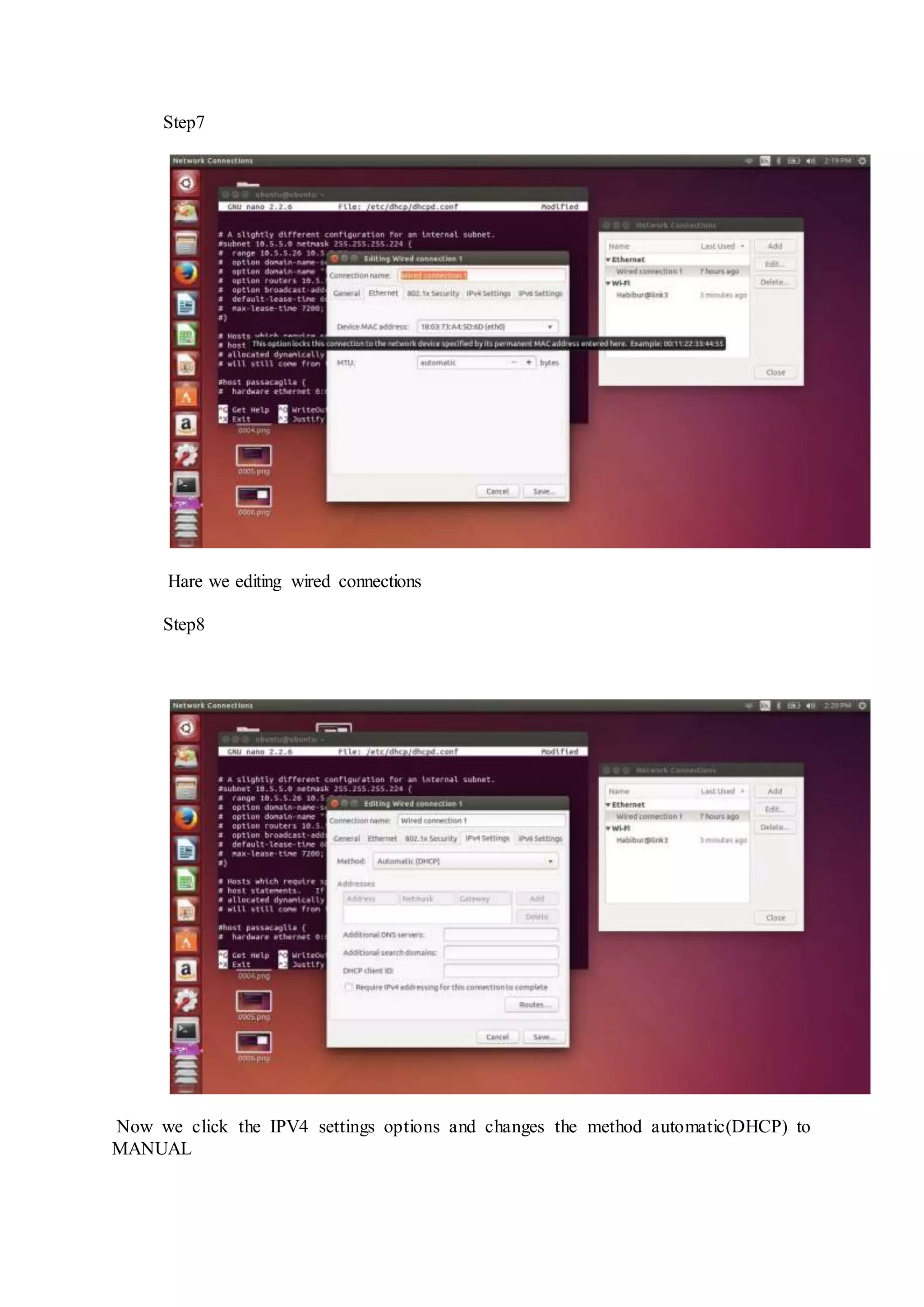 Networking DHCP server Setup Reports | DOCX