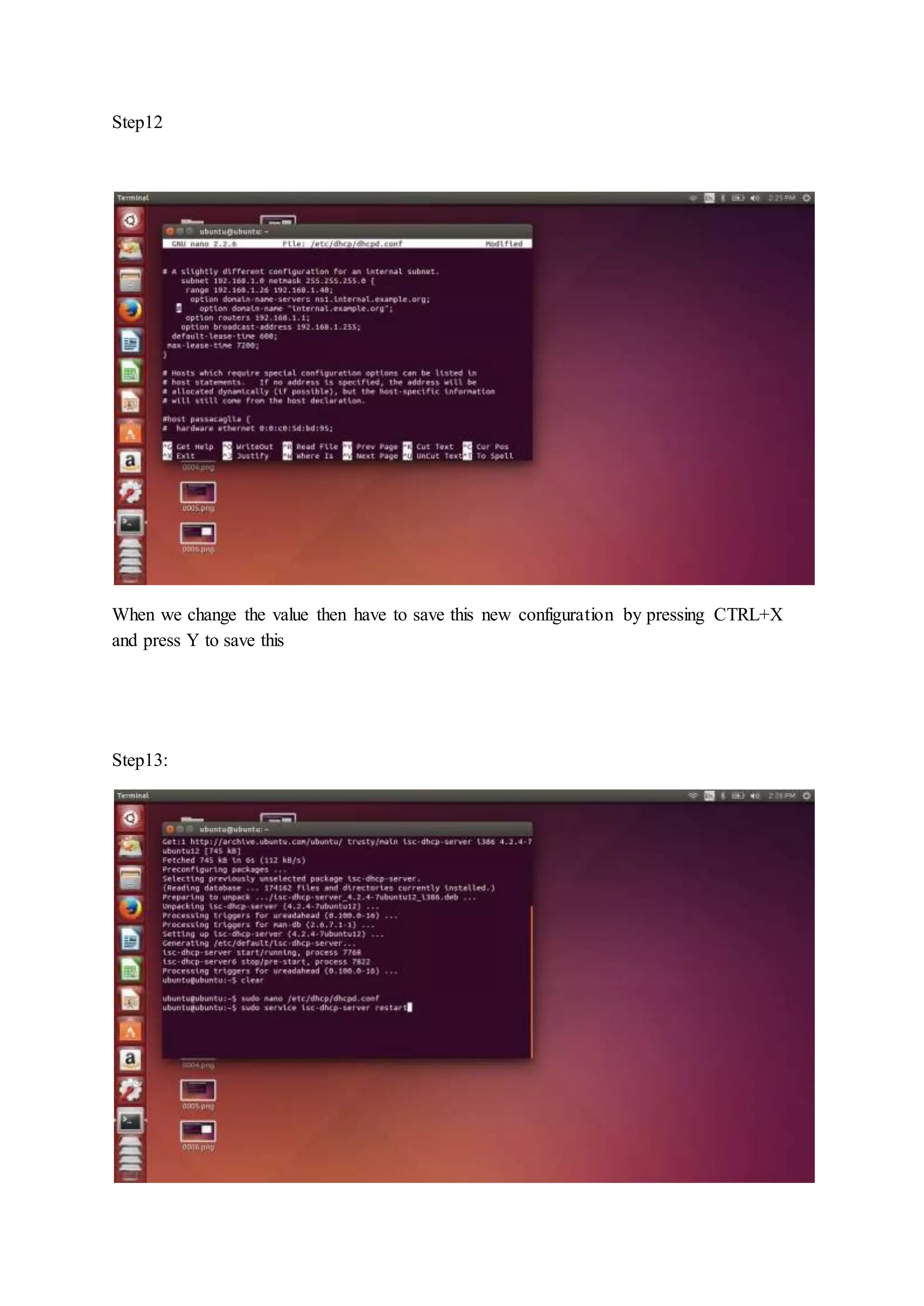 Networking DHCP server Setup Reports | DOCX