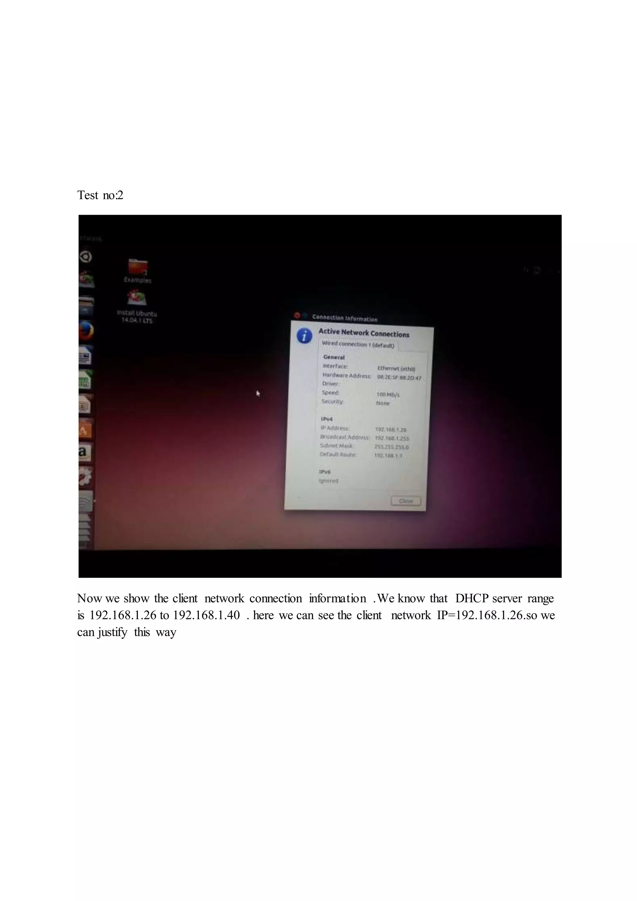 Networking DHCP server Setup Reports | DOCX