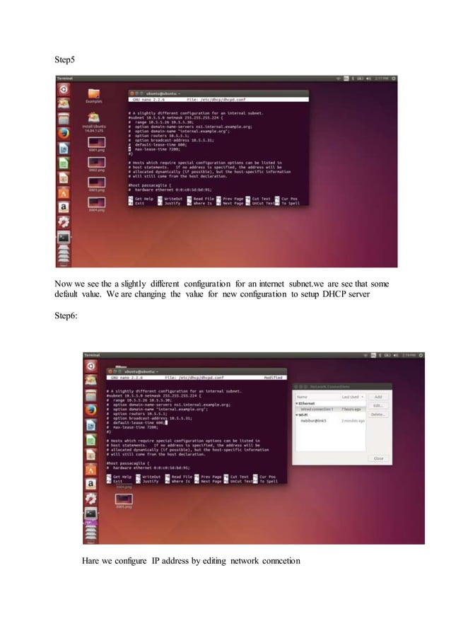 Networking DHCP server Setup Reports | PDF