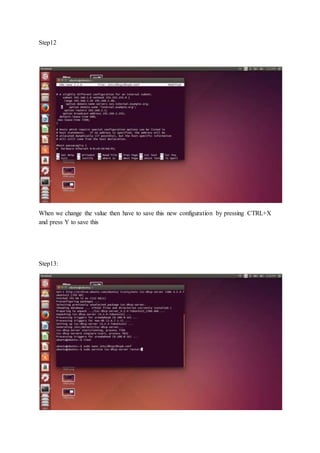 Networking DHCP server Setup Reports | DOCX
