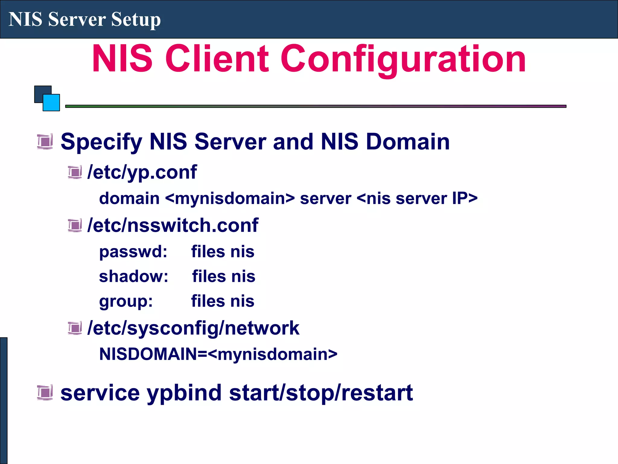 DHCP and NIS | PPT