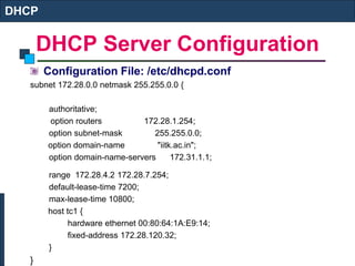 DHCP and NIS | PPT