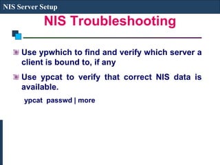 DHCP and NIS | PPT