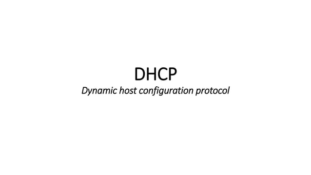 Dhcp authentication using certificates | PPT