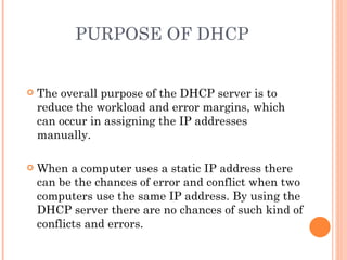 Dhcp by lalit bhati | PPT