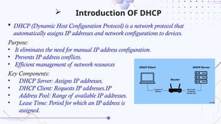 "DHCP, POP3, SMTP – Overview and Working Explained" | PPTX