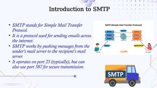 "DHCP, POP3, SMTP – Overview and Working Explained" | PPTX
