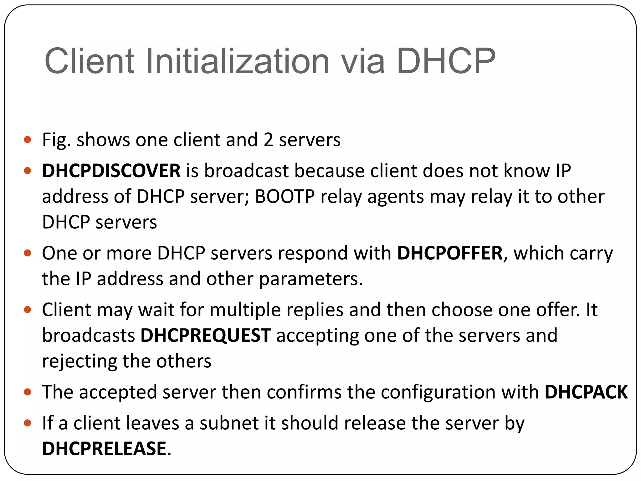 Dhcp Ppt Pptx Computer Networking Computing