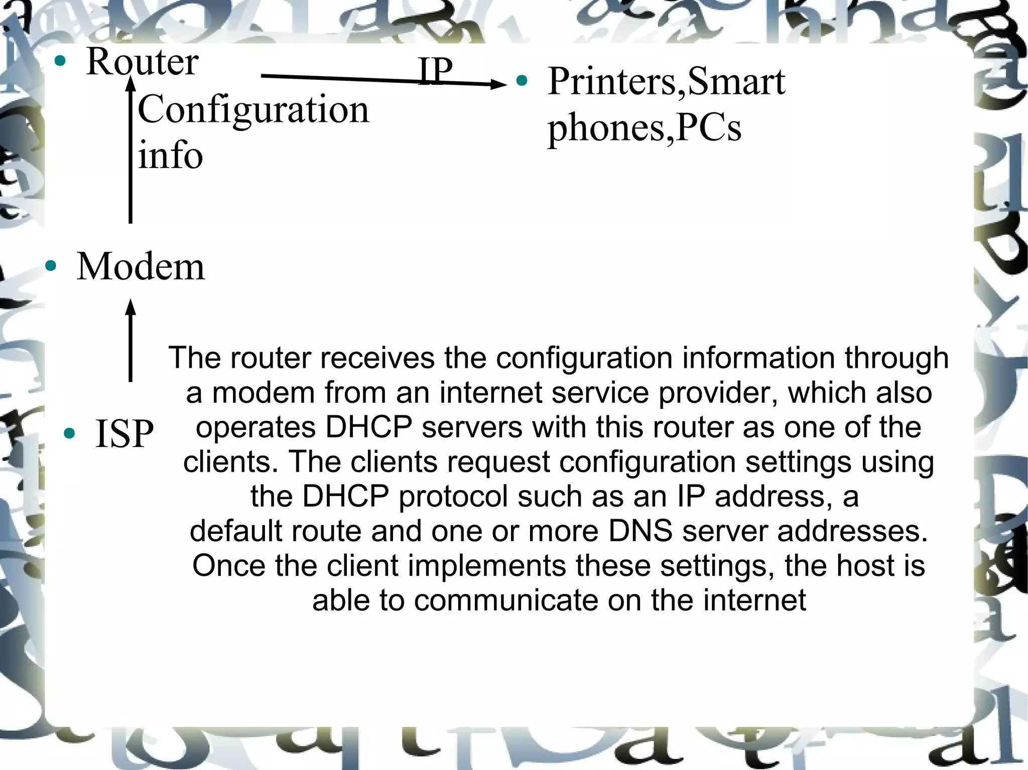 Dhcp presentation | ODP | Computer Networking | Computing