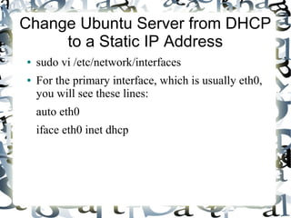 Dhcp presentation | ODP | Computer Networking | Computing