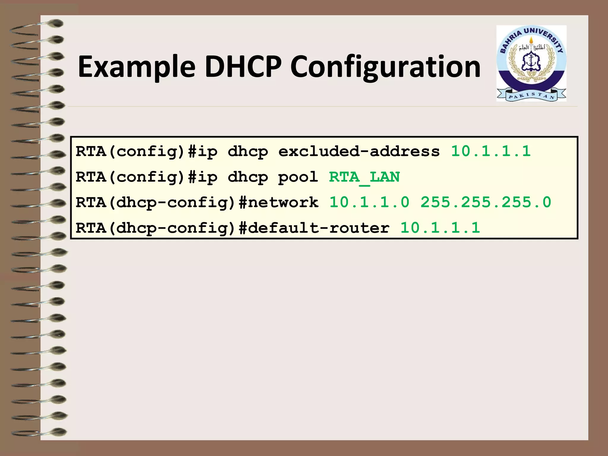 Dhcp presentation | PPT | Computer Networking | Computing