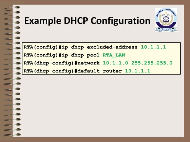 Dhcp presentation | PPT | Computer Networking | Computing