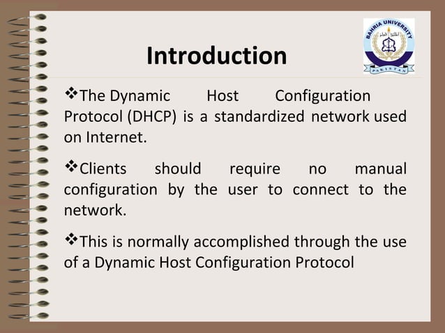 Dhcp presentation | PPT | Computer Networking | Computing