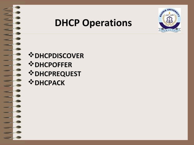 Dhcp presentation | PPT | Computer Networking | Computing