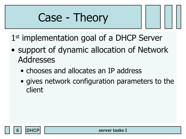 Dhcp presentation 01 | PPT | Computer Networking | Computing