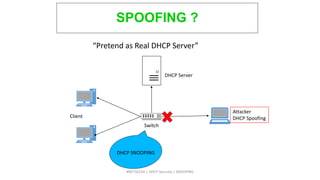 Dhcp security #netseckh | PPT