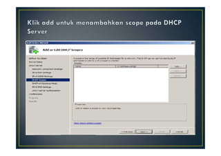 Dhcp server in Windows Server 2008 | PPT